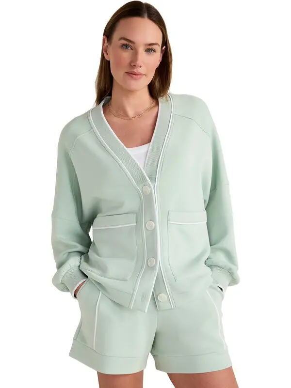 Varley Scottie Cardigan - Aquafoam