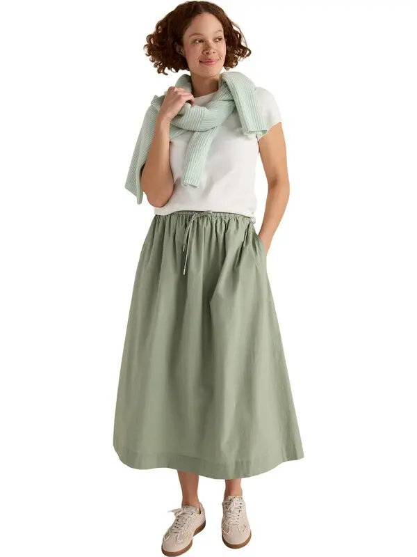 Varley Cambria Midi Skirt - Shadow