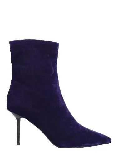 TOSCA BLU Ankle Boots In Textile Fibers - Purple
