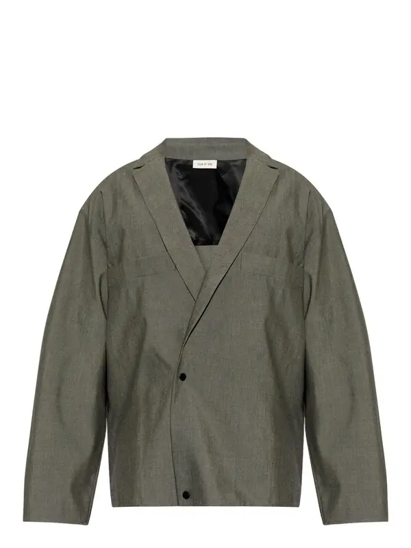 Fear Of God Double-breasted Blazer - Grey