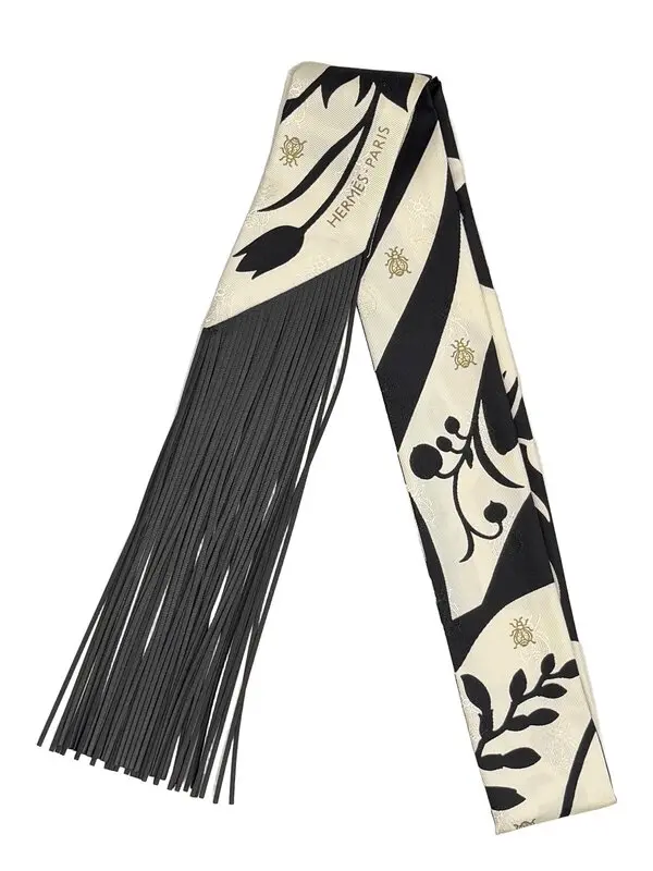 Hermès Twilly With Leather Fringe - Multi