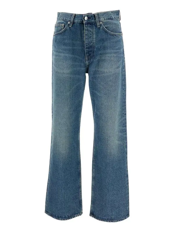 SUNFLOWER Relaxed Bootcut Jeans - Blue