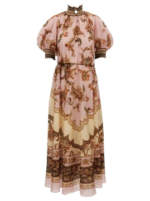 Zimmermann Aster Billow Maxi Dress - Multicolor