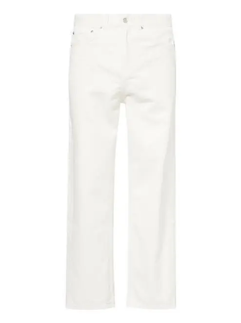 LES DEUX Carpenter Patch-pocket Denim Jeans - Light Ivory