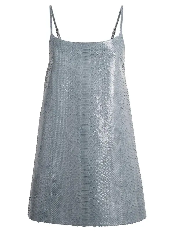 Alaïa Snakeskin Mini Dress - Orange