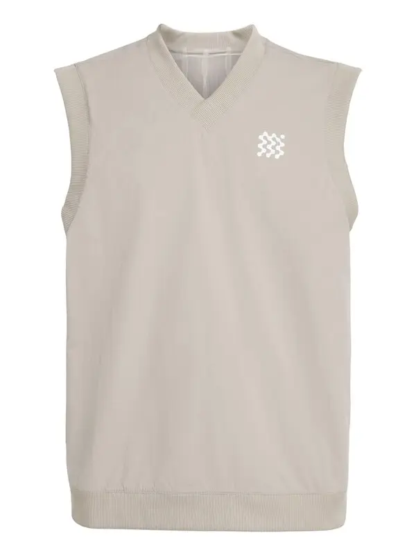 MANORS Reversible Logo Vest - Beige