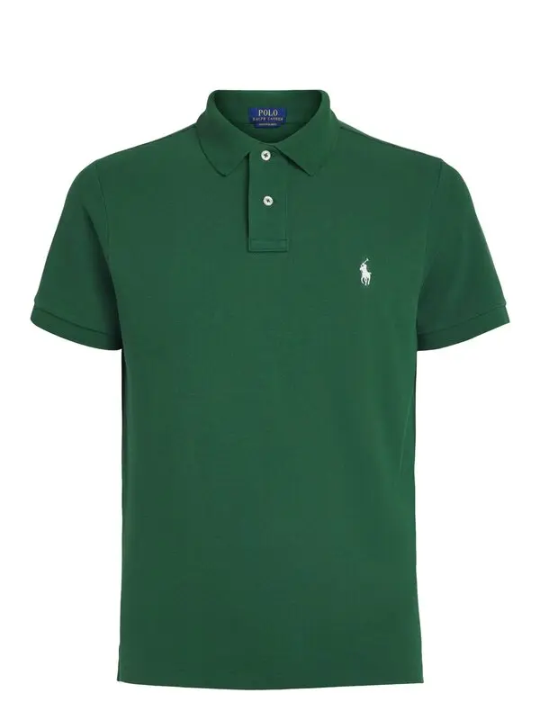 Polo Ralph Lauren Cotton Mesh Custom-fit Polo Shirt - Green