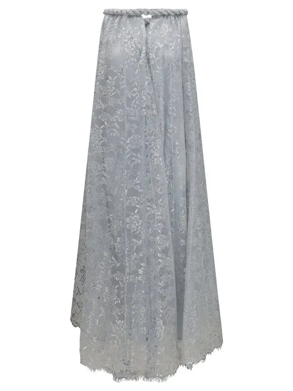 Zimmermann Carousel Metallic Twist Dress - Silver