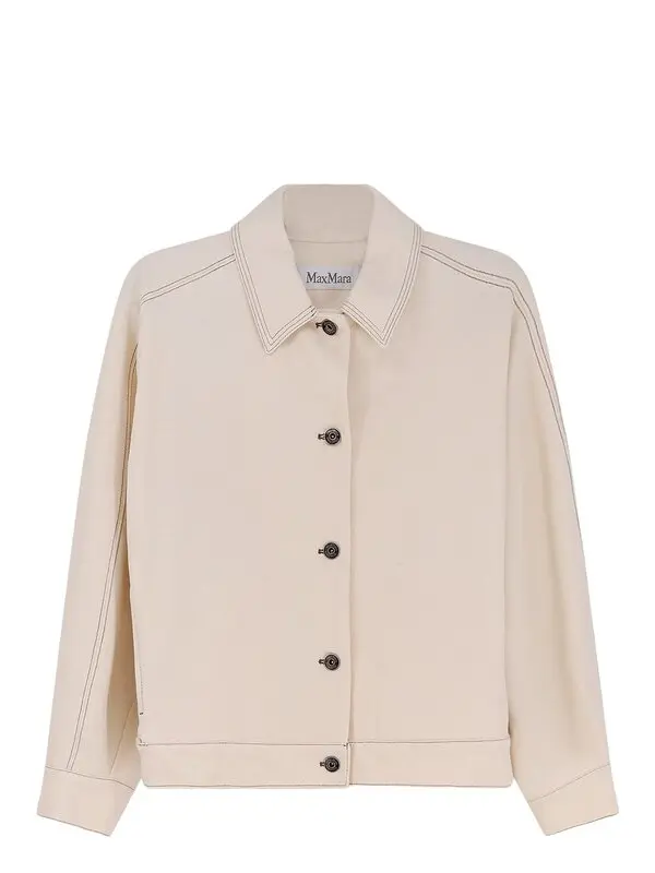 Max Mara Jersey Jacket - Cream