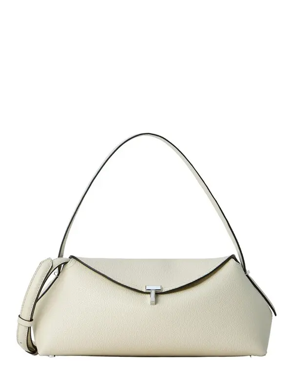 TOTEME T-lock Grained Leather Shoulder Bag - Multicolor