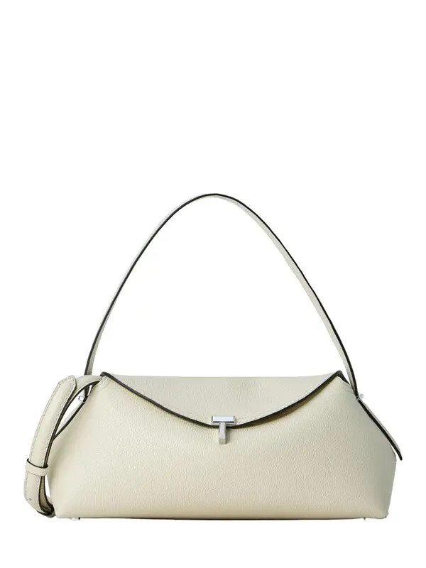 TOTEME T-lock Grained Leather Shoulder Bag - Multicolor