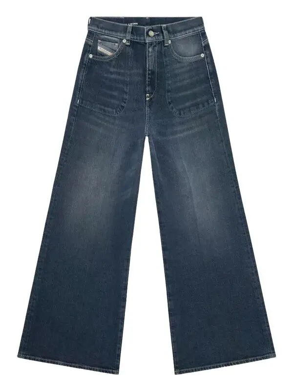 DIESEL® 1978 D-akemi Flared-leg Jeans - Blue