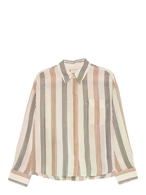 Marc O'polo Vertical Stripe Shirt - Neutrals