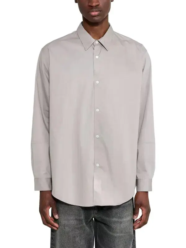 LADY WHITE CO. Lynn Poplin Shirt - Grey