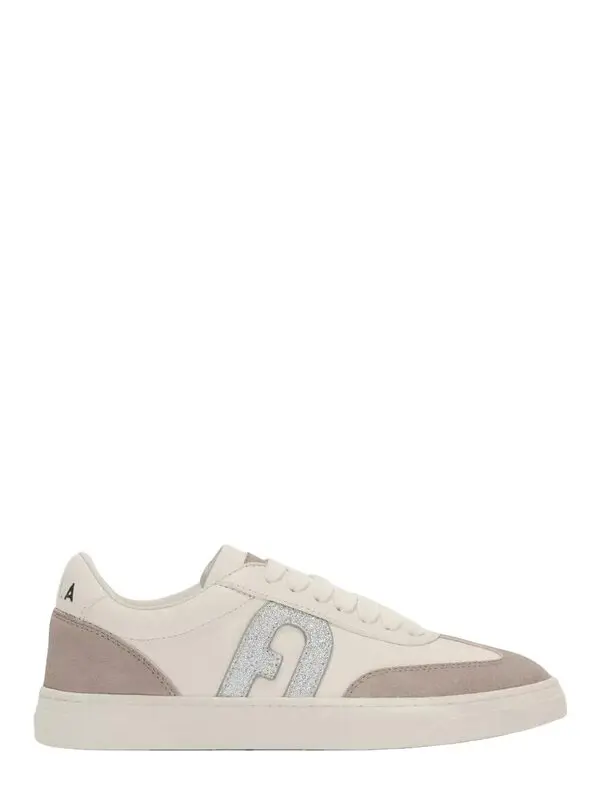 Furla Step Glitter-embellishment Sneakers - White