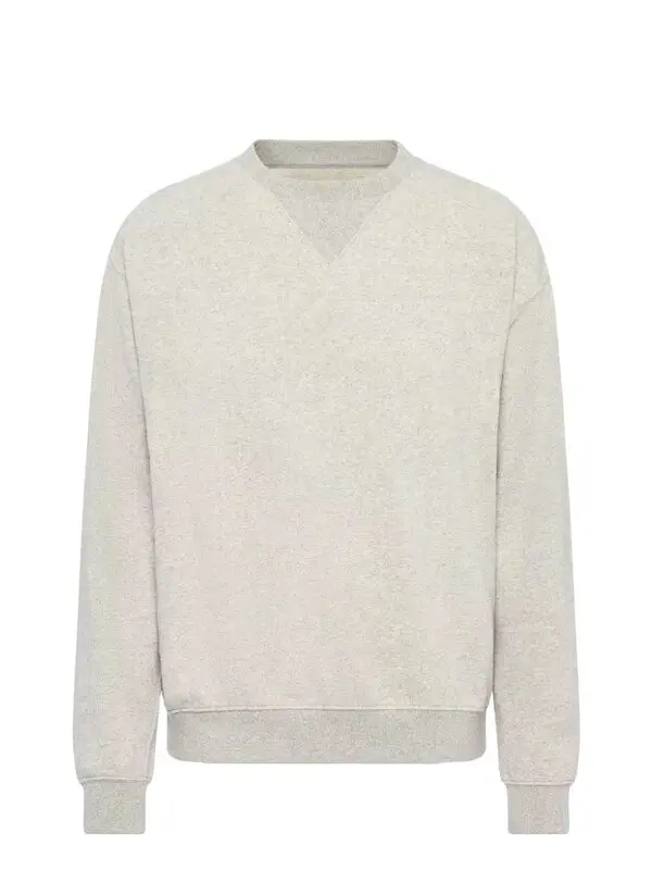 MAISON MARGIELA Double-layered Raw-hem Sweatshirt - Grey
