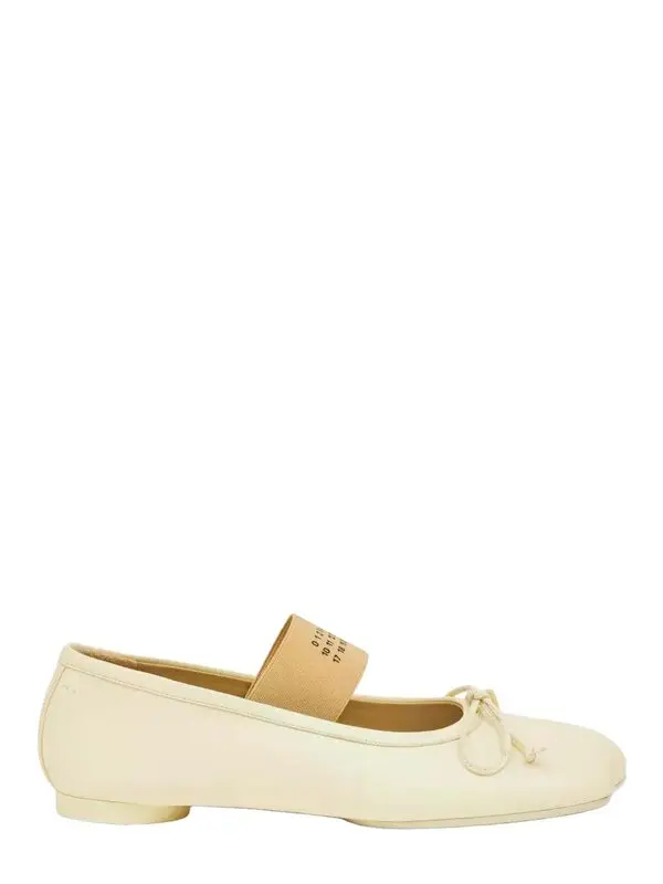 MAISON MARGIELA Anatomic Numeric-strap Ballet Flats - Neutrals