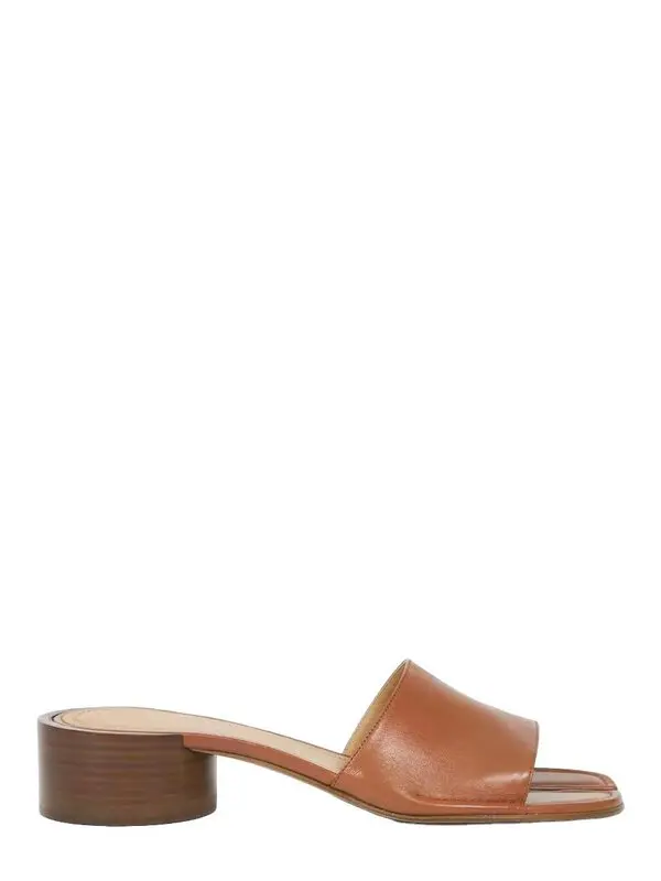 MAISON MARGIELA Tabi Leather Sandals - Brown