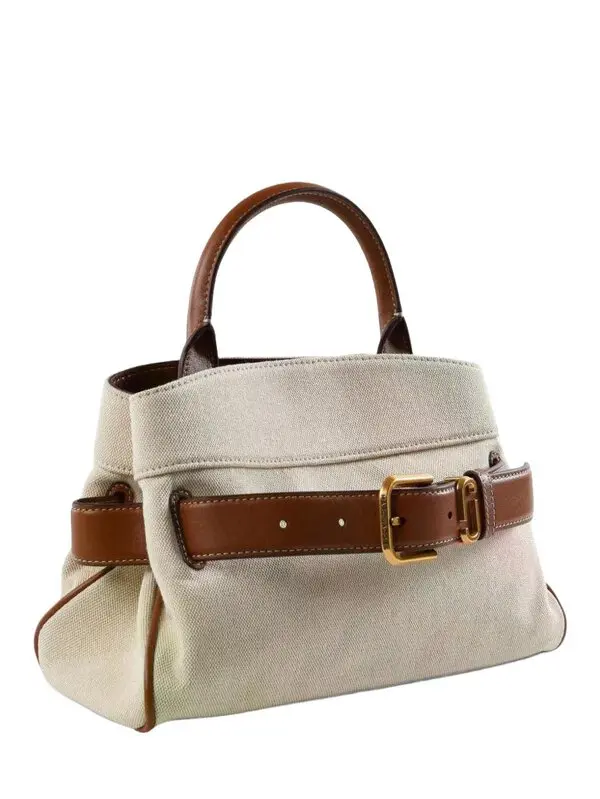 Marc Jacobs The Small Satchel Belted Tote Bag - Neutrals