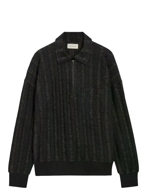 Oliver Peoples Lorimer Quarter-zip Sweater - Black