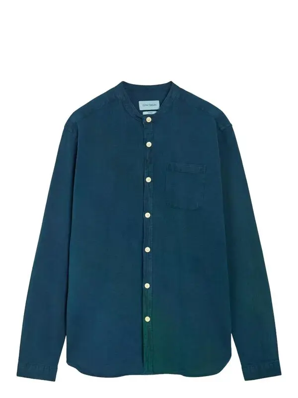 Oliver Peoples Grandad Kildale Chest-pocket Shirt - Blue