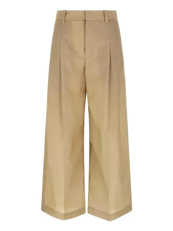 Brunello Cucinelli Monile Pleated Trousers - Neutrals