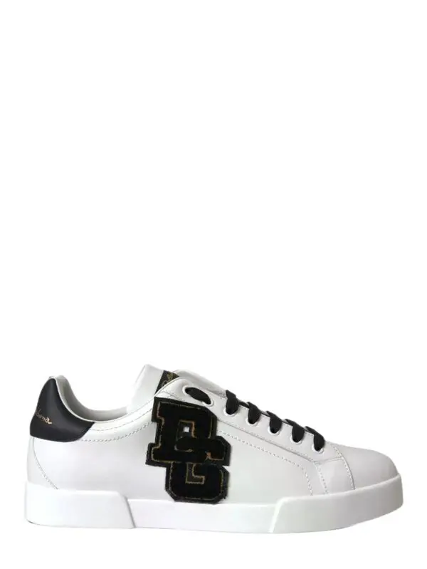 Dolce & Gabbana Varsity Logo Sneakers - White