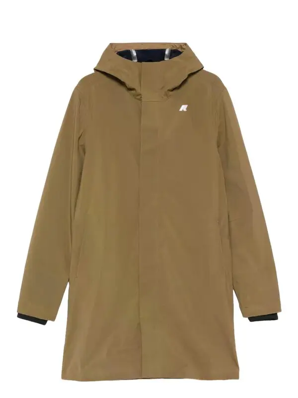 K-WAY Hooded Coat - Brown