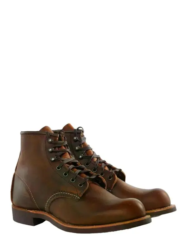 Red Wing Blacksmith Lace-up Leather Boots - Brown