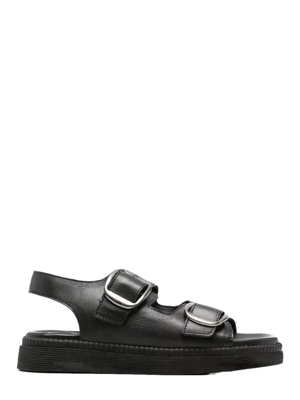SERGIO MORETTI FIRENZE Slingback Sandals - Black