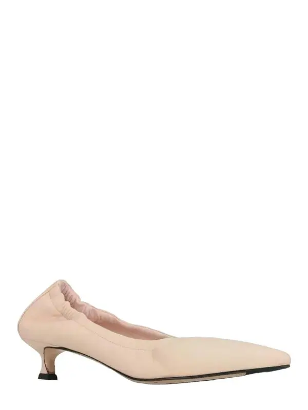 LA ROSE Pointed-toe Elasticated Pumps - Pink