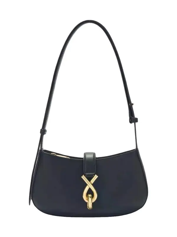 Furla Mianova Leather Shoulder Bag - Blue