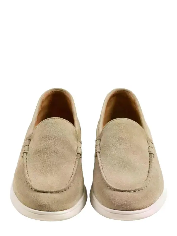 POCHE PARIS Suede Loafers - Grey