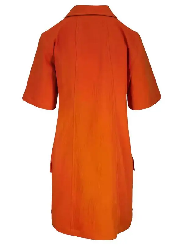 Akris Short Sleeve Mini Dress - Orange