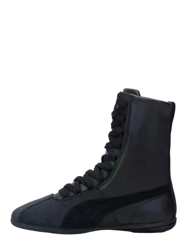 PUMA Lace Up Hi-top Sneakers - Black