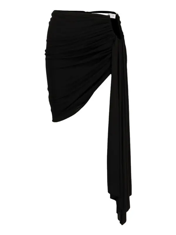 Christopher Esber Arced Palm Micro Skirt - Black