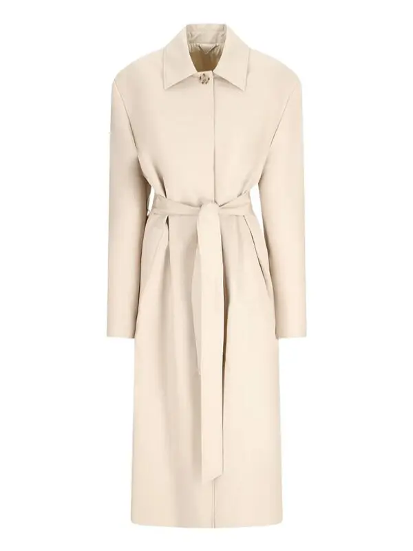 Magda Butrym Belted Cotton Coat - No