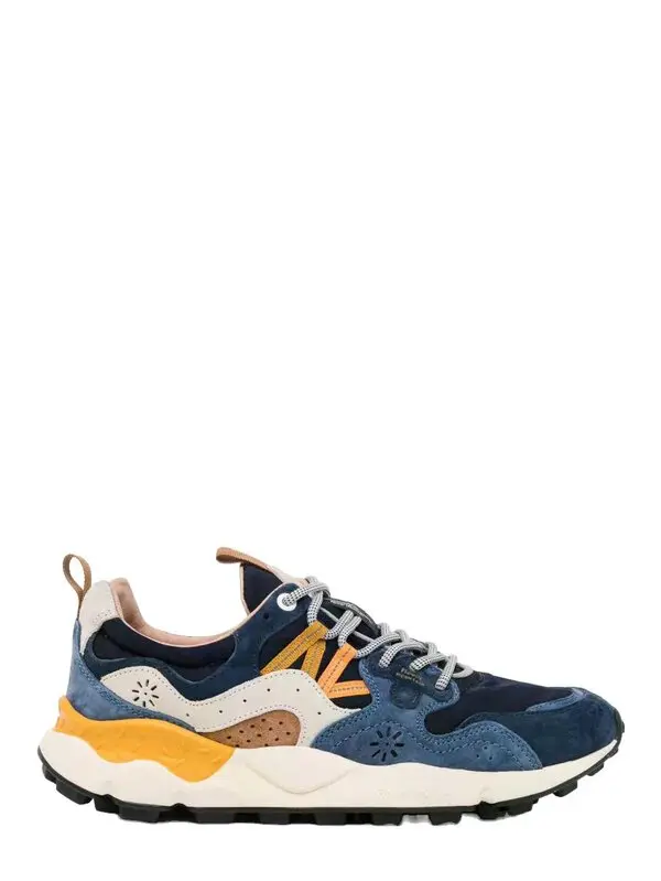 FLOWER MOUNTAIN Perforated Panel Sneakers - Blue