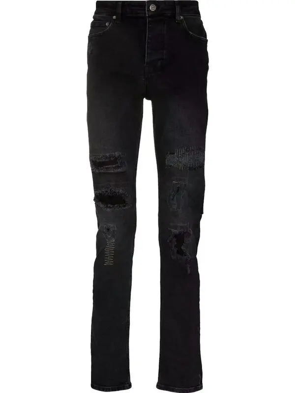 Ksubi Ether Straight-leg Skinny Jeans - Black