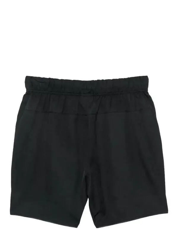 Nike X Mlb Logo Print Shorts - Black