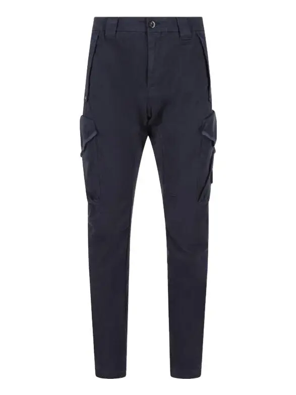 C.P. COMPANY Stretch Sateen Ergonomic Cargo Pants - Black