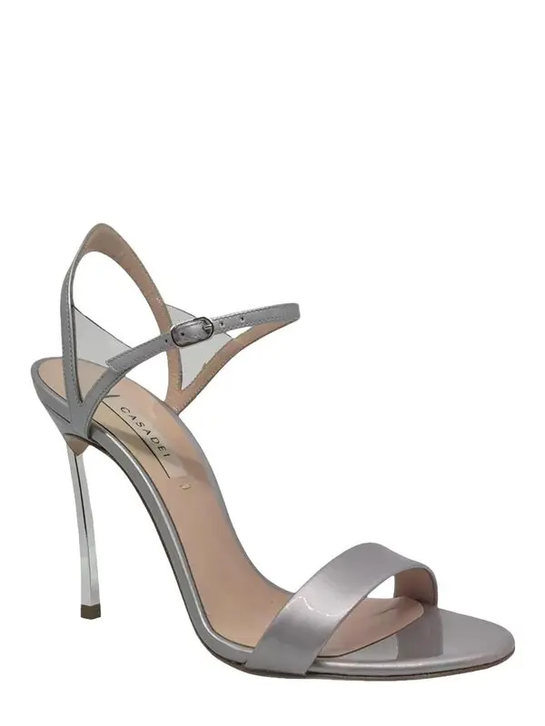 Casadei Blade V-celebrity Ankle-strap Sandals - Grey