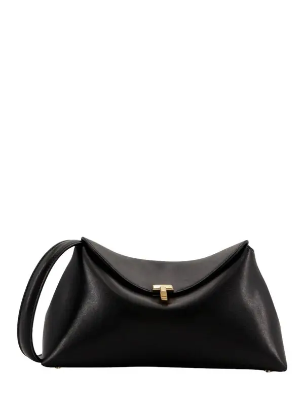 TOTEME Flap Shoulder Bag - Black