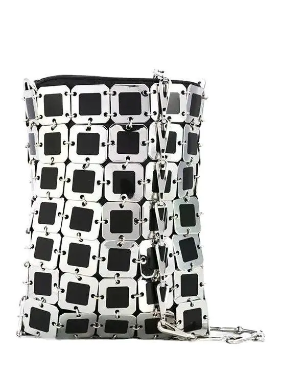 Rabanne Bolso Mini Bag - Silver