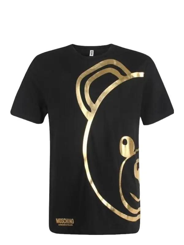 Moschino Teddy Bear-motif T-shirt - Black