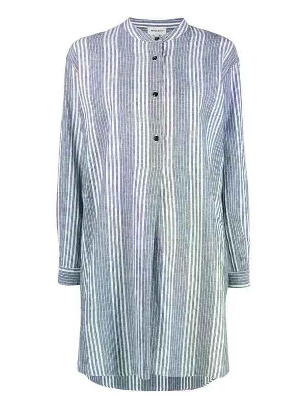 Woolrich Striped Long-sleeve Shirt - Blue