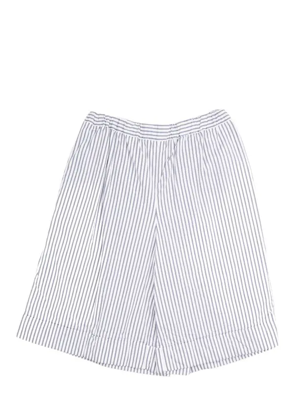 Comme Des Garçons Striped Shorts - White/blue