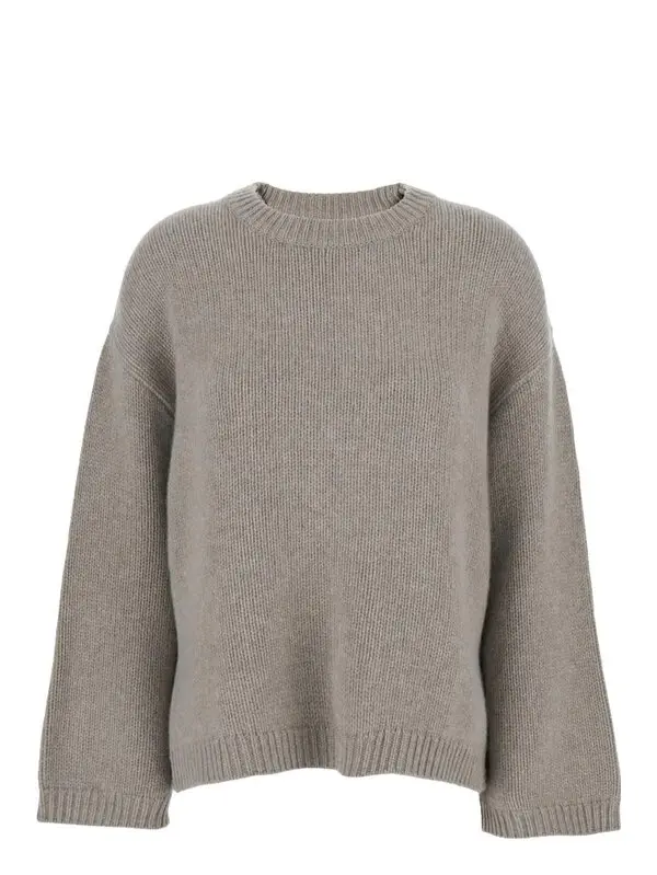 Soft Goat Long-sleeved Knitwear - Gray