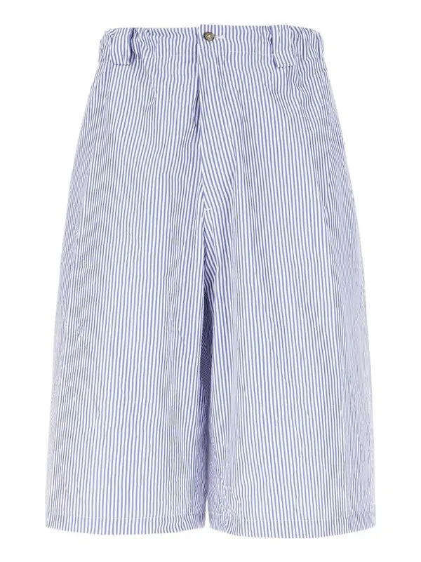 WILLY CHAVARRIA Toluca Striped Shorts - Blue