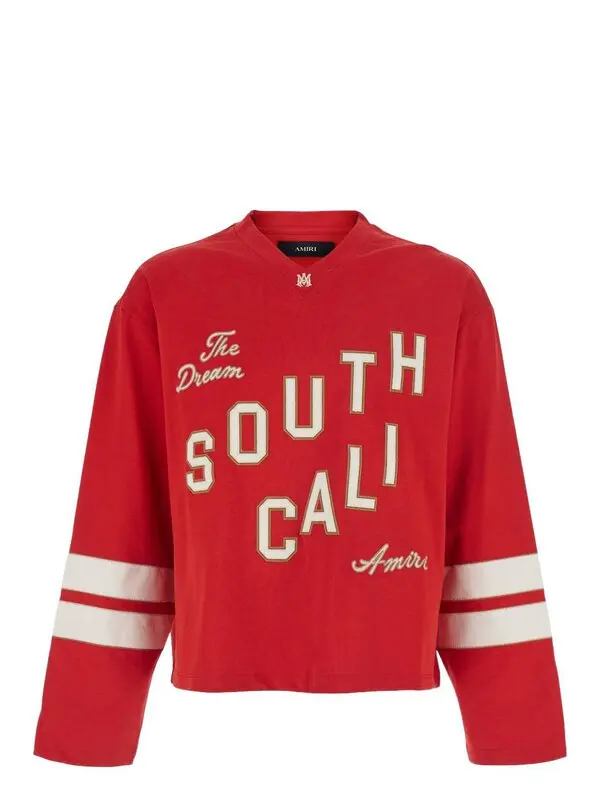 Amiri South Cali Logo Sweatshirt - Red